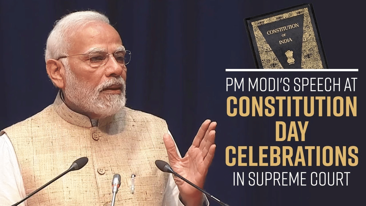 PM Modi To Celebrate 75th Constitution Day At Supreme Court Today