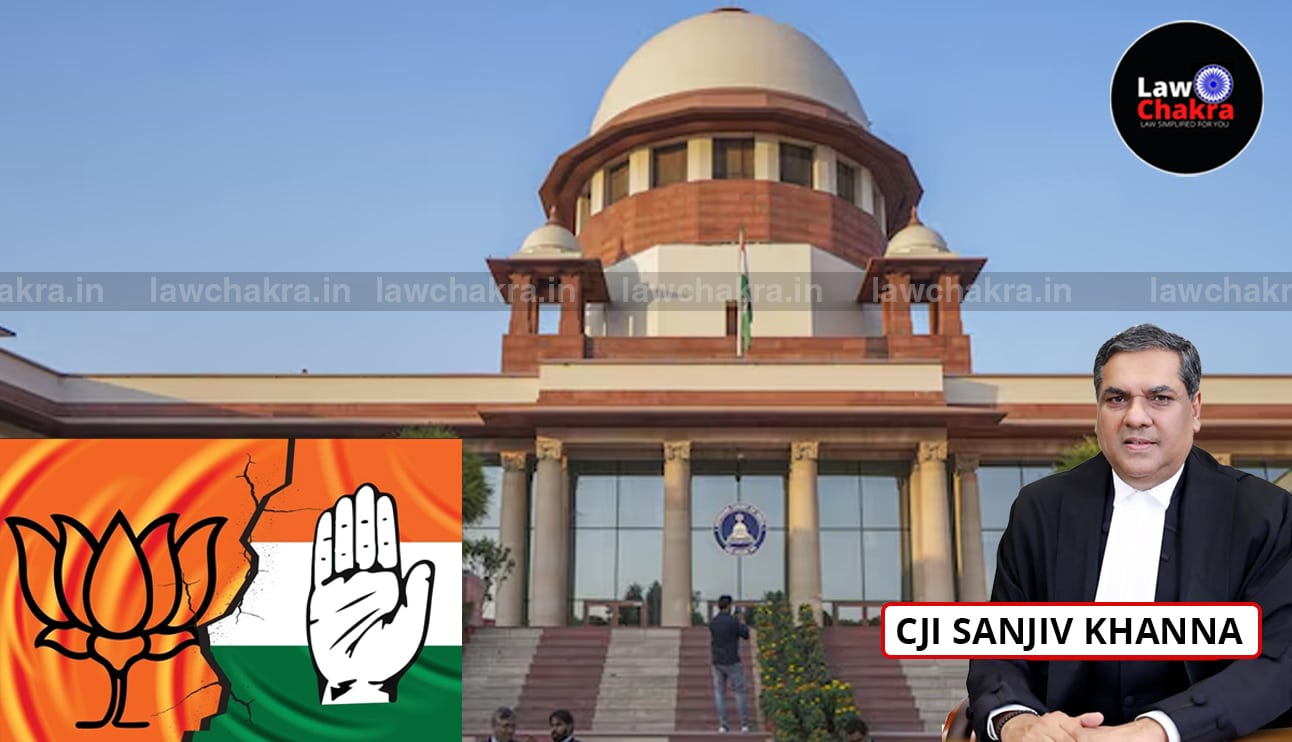 BREAKING | BJP Vs Congress: CJI Khanna Refuses To Entertain Congress ...