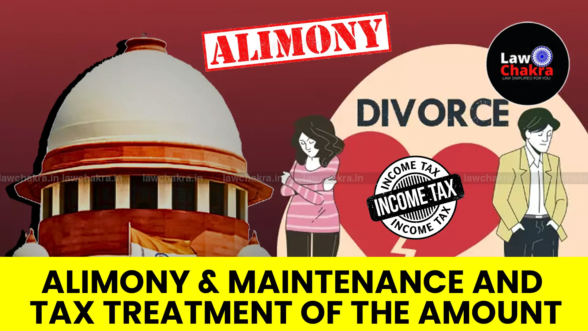 Alimony And Maintenance Is Tax-Deductible Or Not?