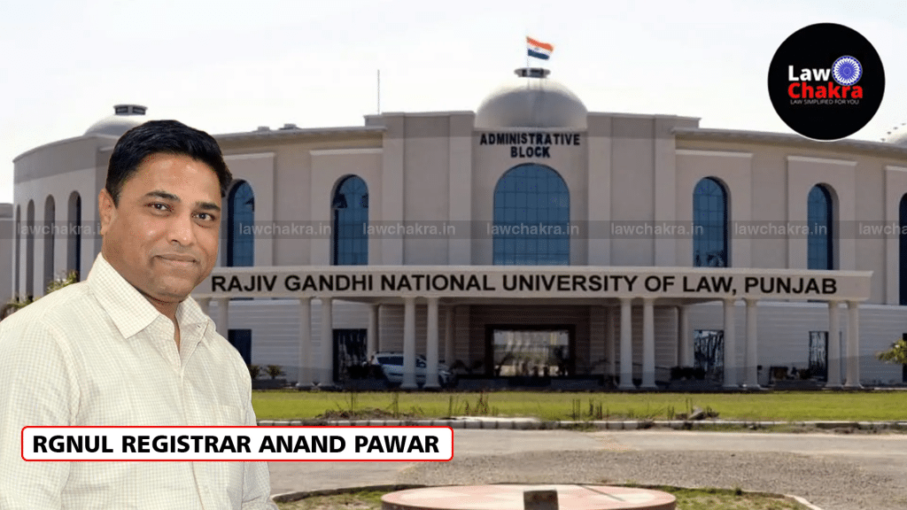 RGNUL Registrar Anand Pawar Suspended Over Sexual Harassment ...