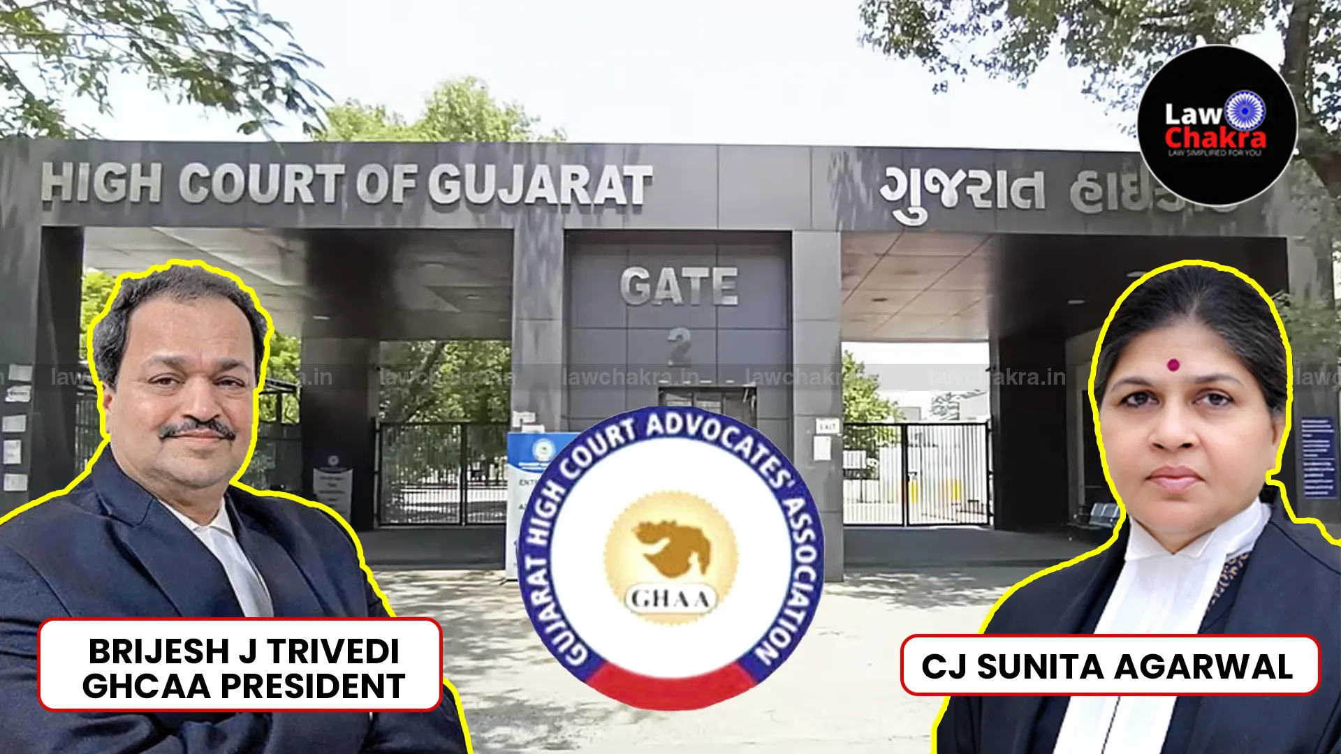 Gujarat High Court Chief Justice And GHCAA President Resolve Dispute ...