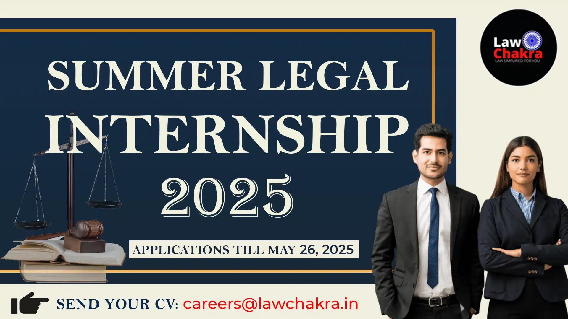 LawChakra Summer Legal Internship 2025: Apply Now & Boost Your Legal ...