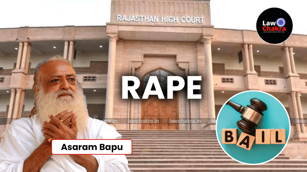 Rajasthan High Court Grants Relief To Rape Convict Asaram Bapu ...